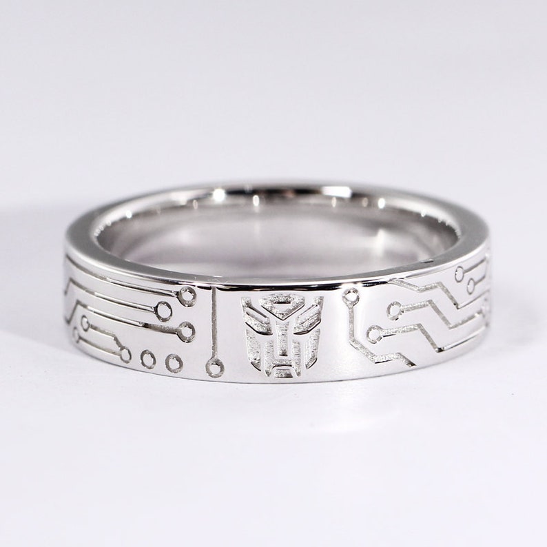 Transformers Decepticon Autobot Wedding Band Nerdy Geeky | Etsy