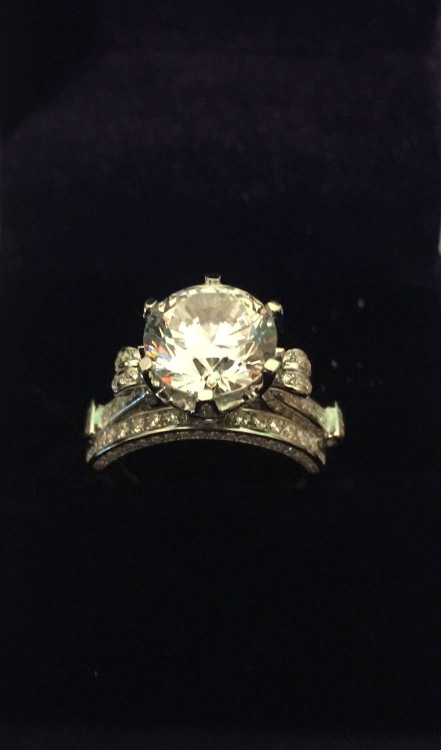 14k Gold 3 Carat Diamond Cinderella Pumpkin Carriage Fairy Tale Wedding ...