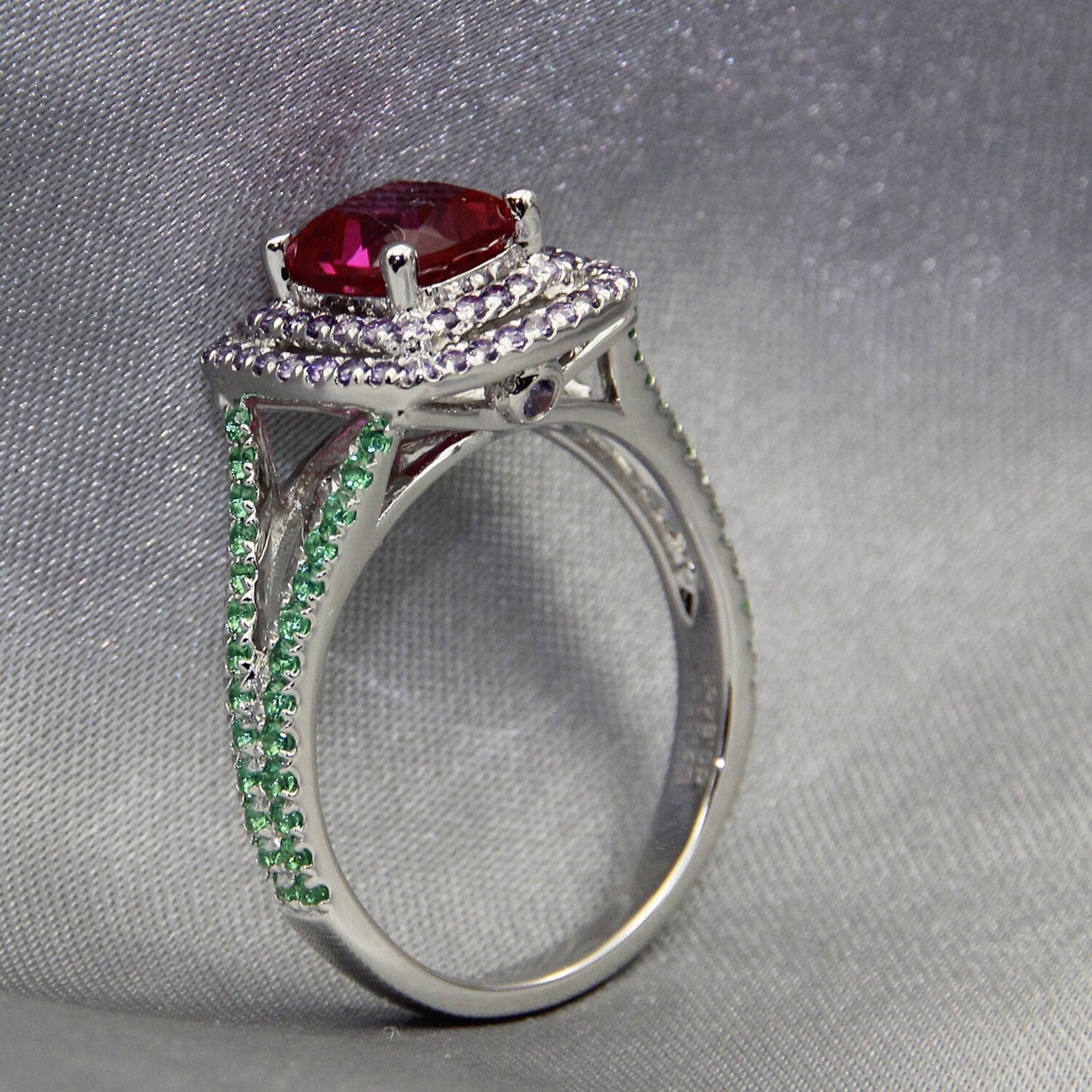 Little Mermaid Inspired Engagement Promise Ring Wedding Costume Cosplay ...