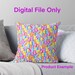 Marshmallow Easter Bunny Rabbits and Eggs SEAMLESS PATTERN, PNG Digital ...