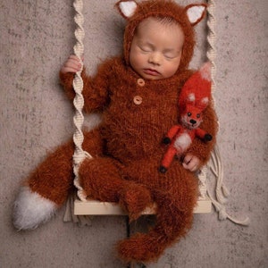 Baby Fox Outfit, Fox Outfit for Baby, Baby Fox Hat and Romper, Baby ...