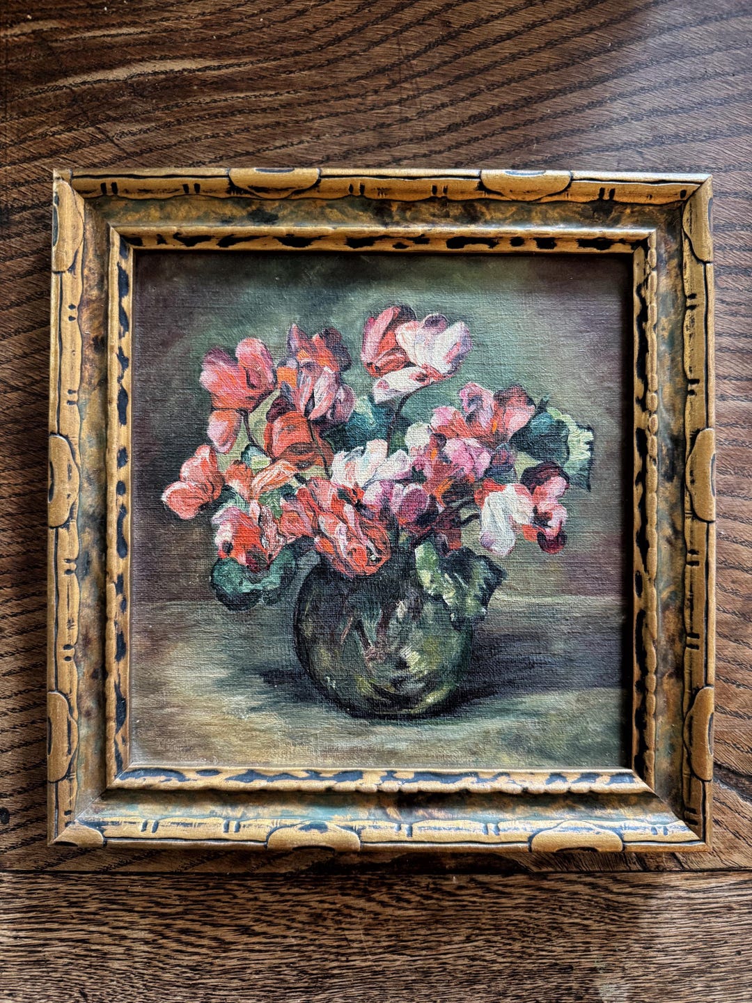 1930s/40s Petite Square Oil Painting- 8 X 8” - Etsy