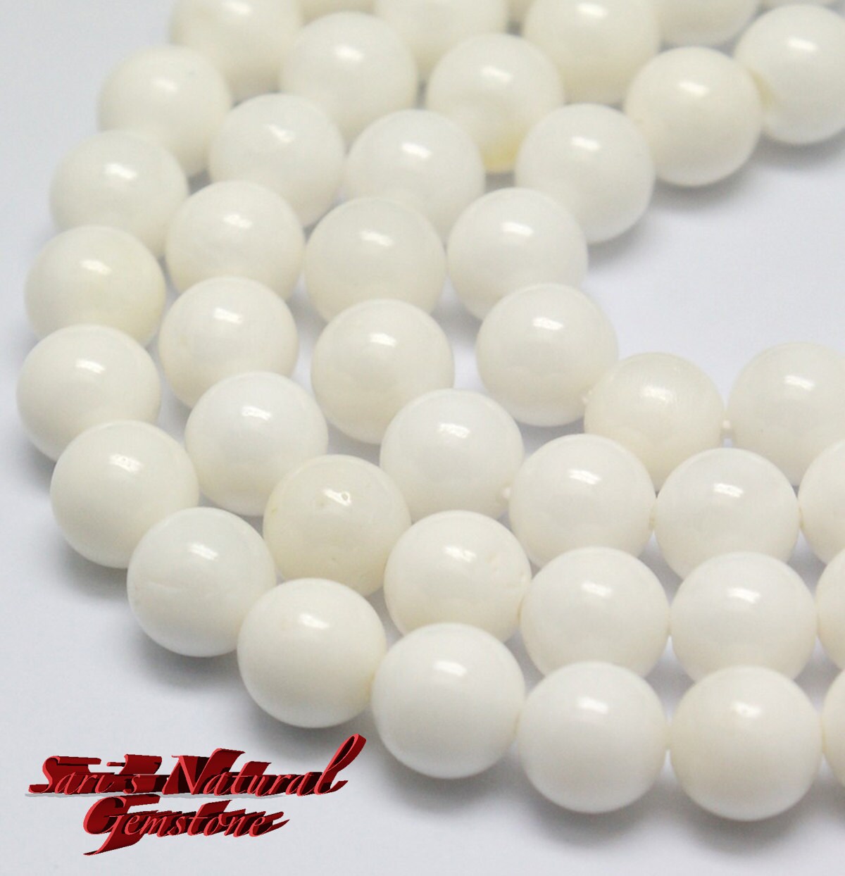 Tridacna White Shell Beads Giant Clam Shell Beads Grade AA | Etsy