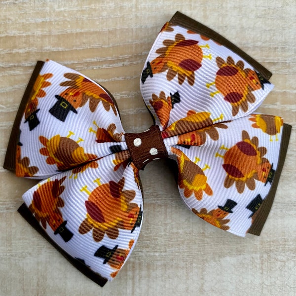Thanksgiving Bow - Etsy