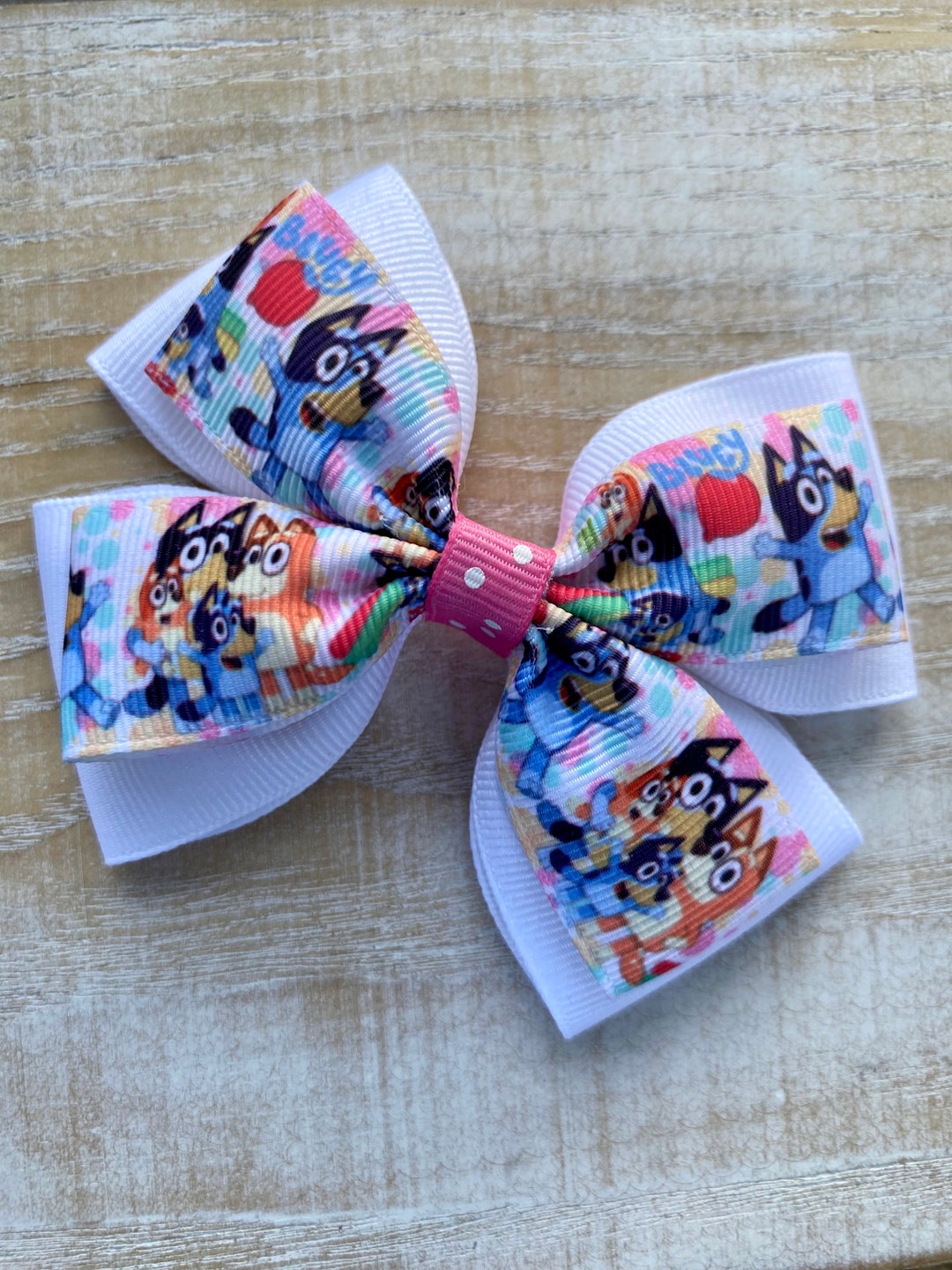 Bluey Inspired Hair Bow - Bluey Inspired Bow - Bluey Inspired - Bluey ...