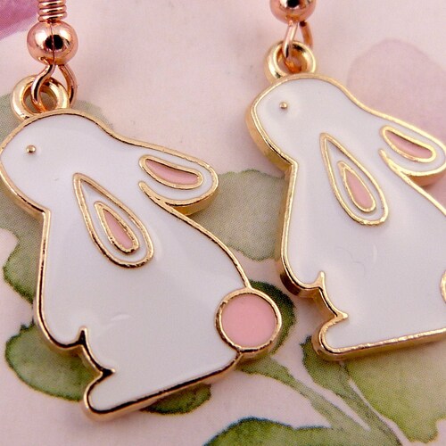 Peeking Cute Half Helicopter Lop Bunny Sticker Rabbit Laptop | Etsy