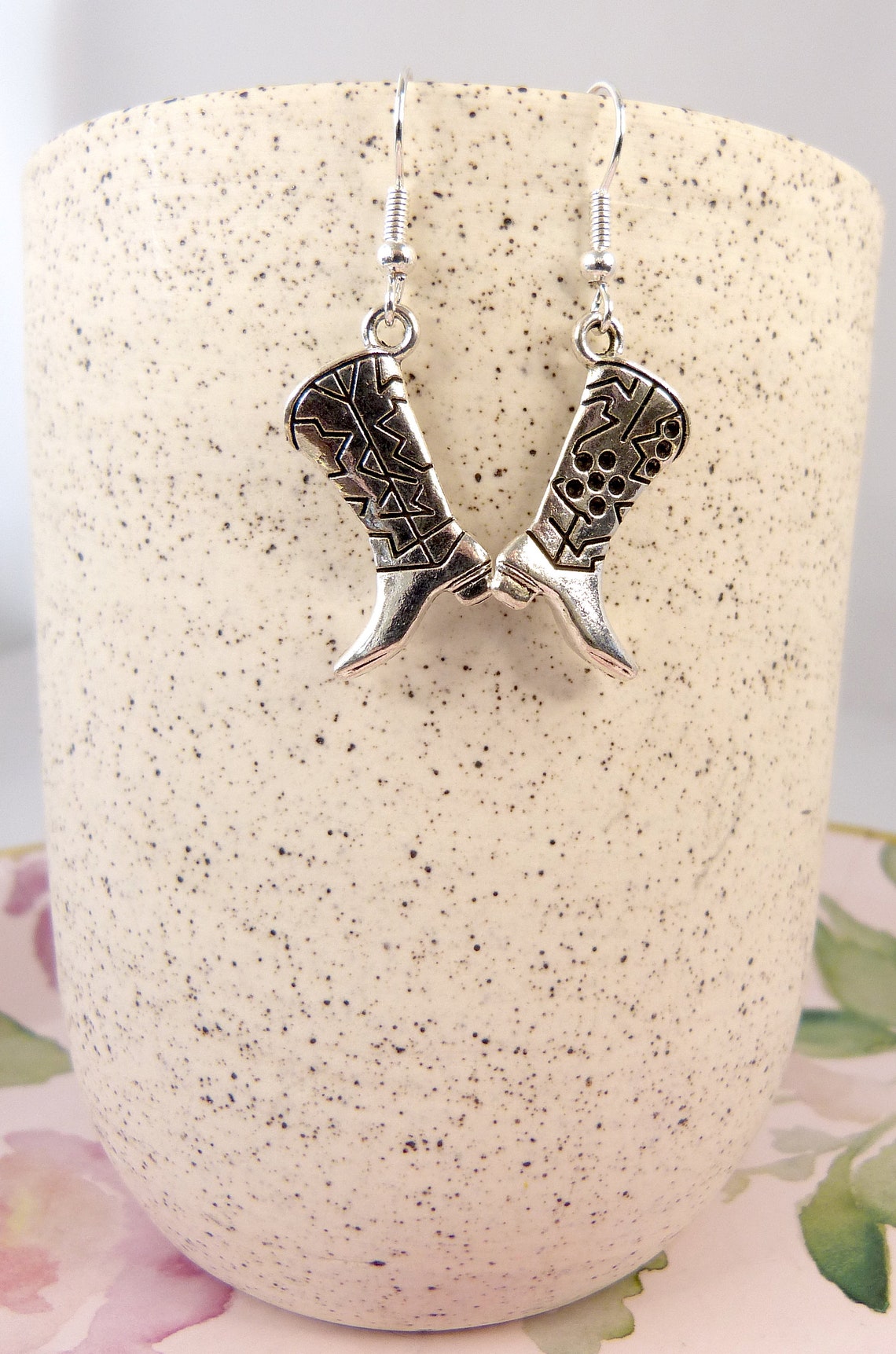 Cowboy Boots Earrings, Hypoallergenic, Cowgirl, Boot Scooting, Western ...