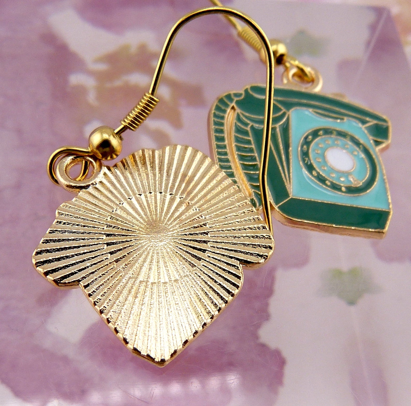 Vintage Style Telephone Earrings, Hypoallergenic, Fairly Small ...