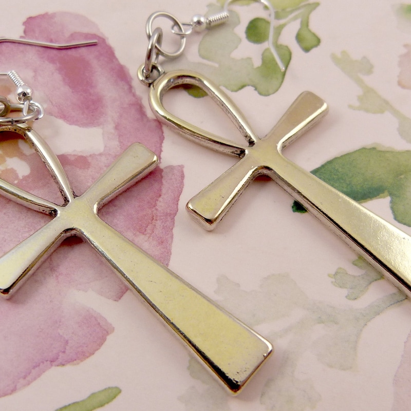 Ankh Earrings - Etsy