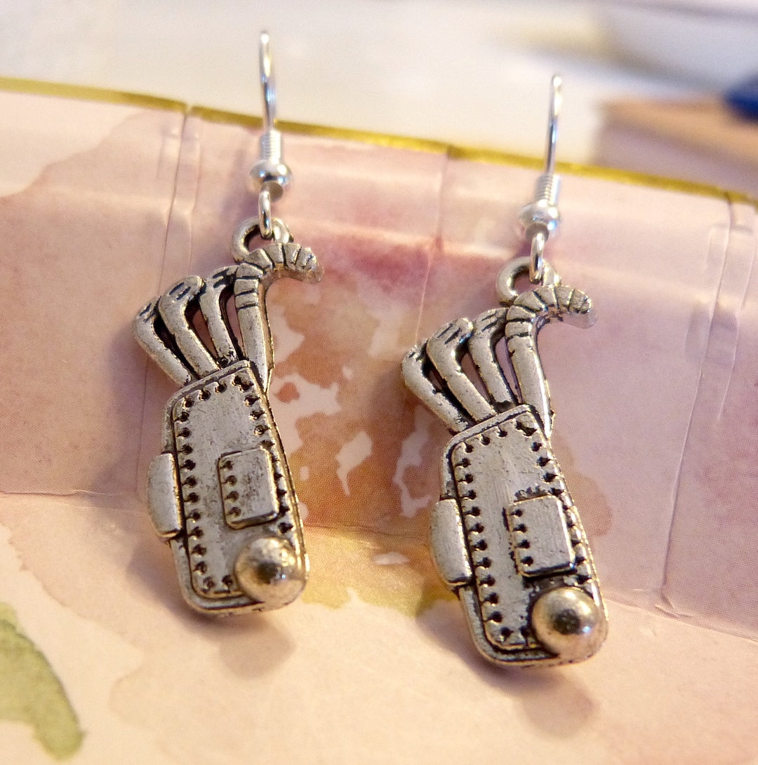 Golf Earrings, Hypoallergenic, Golfer, Golf Club Earrings, Gift for ...
