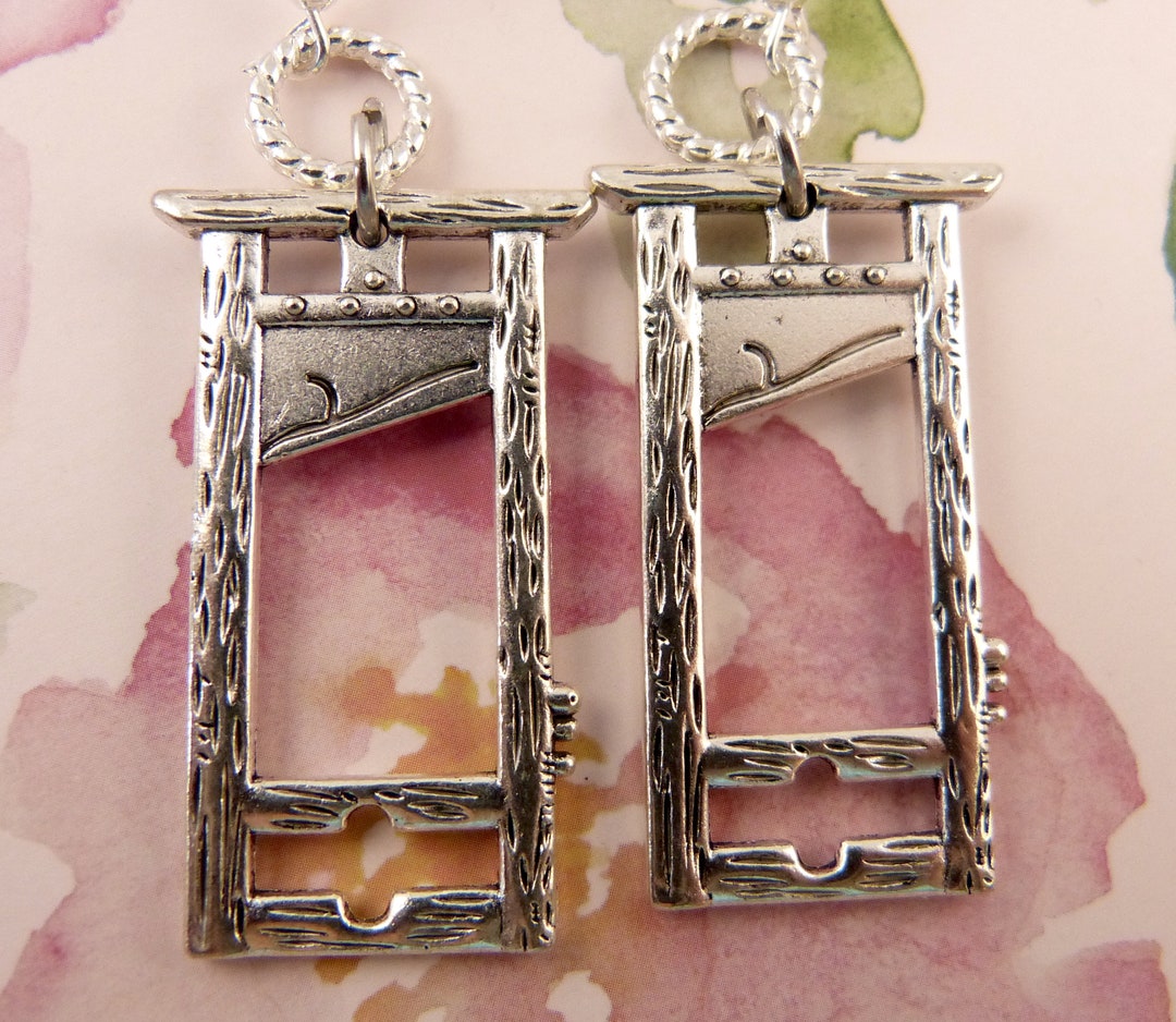 Guillotine Earrings, off With Their Heads! French Guillotines ...