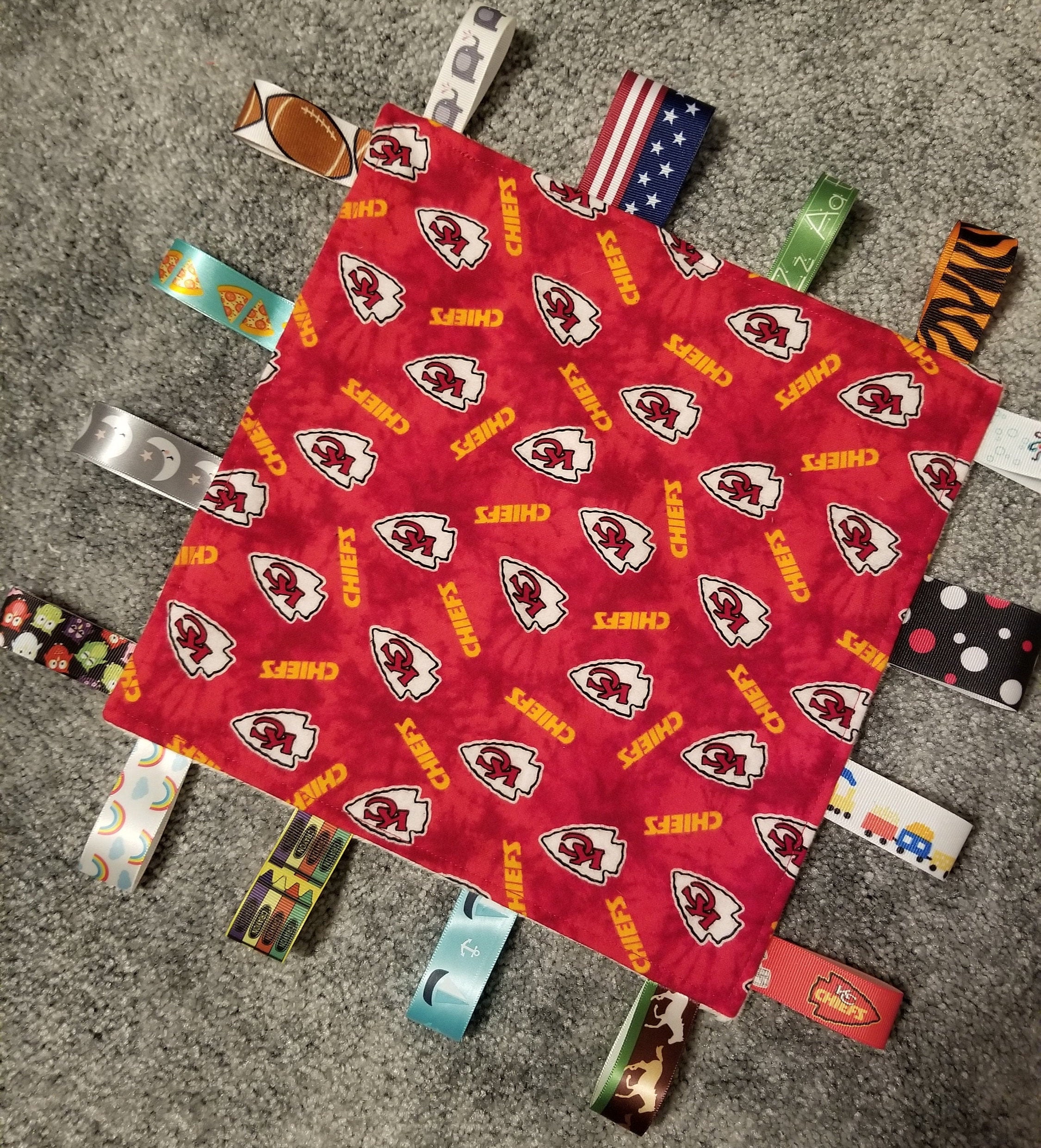 Kansas City Chiefs Sensory Lovey/i Spy Lovey/ Kansas City | Etsy