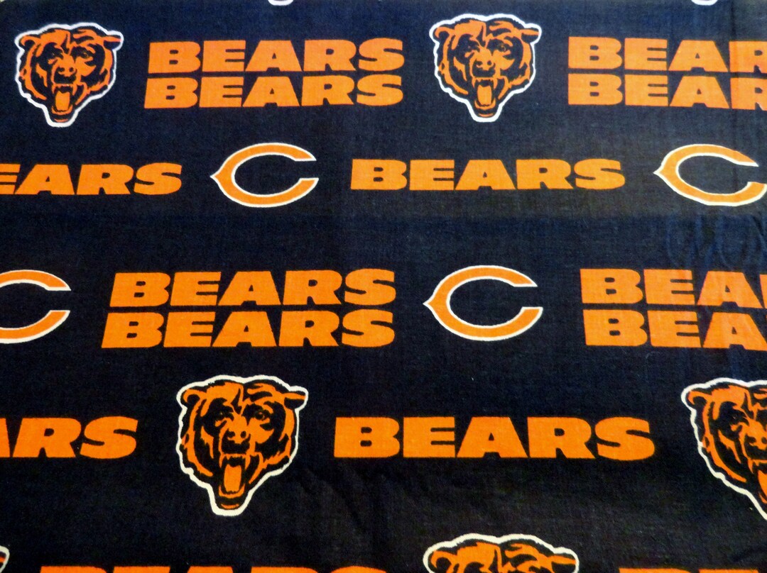 Chicago Bears/chicago Bears Fabric/chicago Bears Cotton Fabric/nfl ...