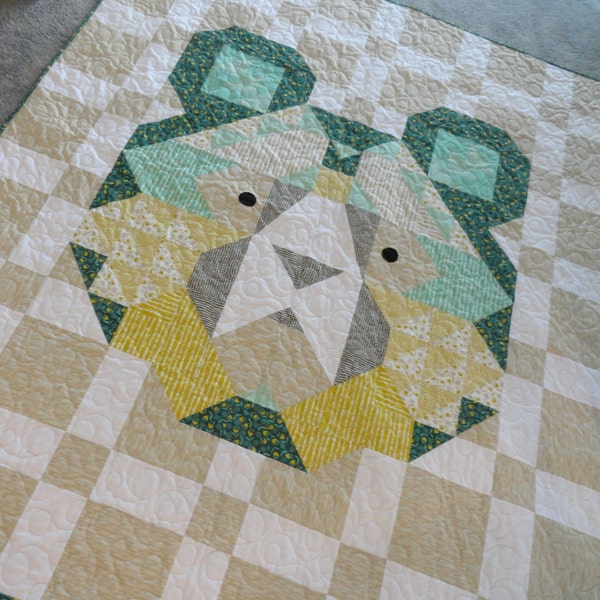 Big Sky Bear Quilt Pattern - Etsy