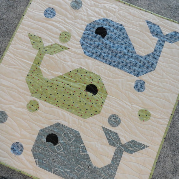 Whale Quilt - Etsy