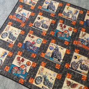 Motorcycle Quilt/motorcycle Rally Quilt/laughlin/branson/sturgis ...