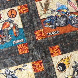 Motorcycle Quilt/motorcycle Rally Quilt/laughlin/branson/sturgis ...