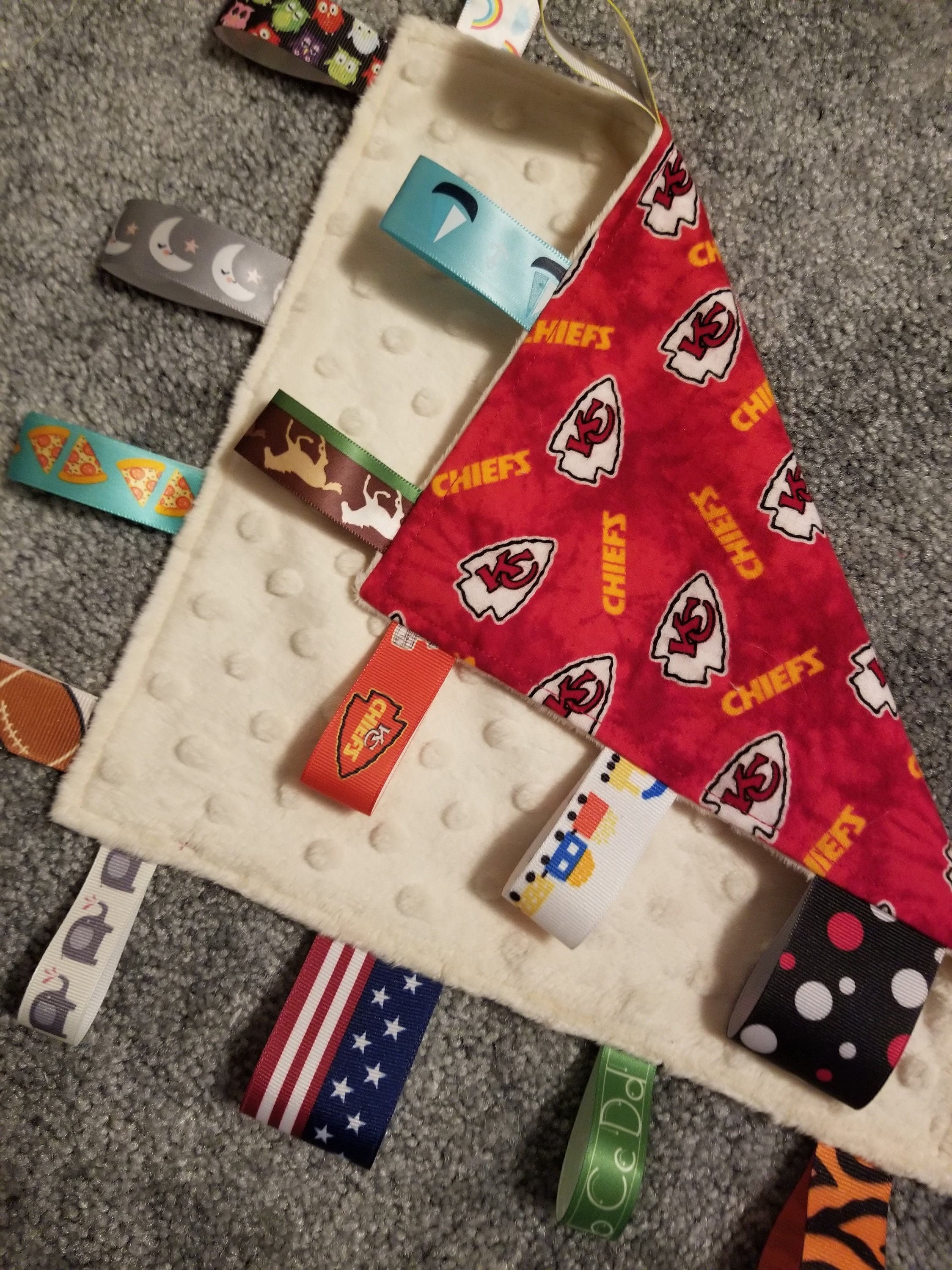 Kansas City Chiefs Sensory Lovey/i Spy Lovey/ Kansas City | Etsy