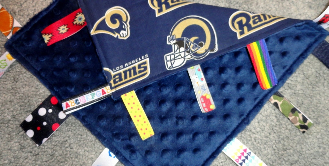 Los Angeles Rams Sensory Lovey, Los Angeles Rams Baby, NFL Lovey, I Spy ...