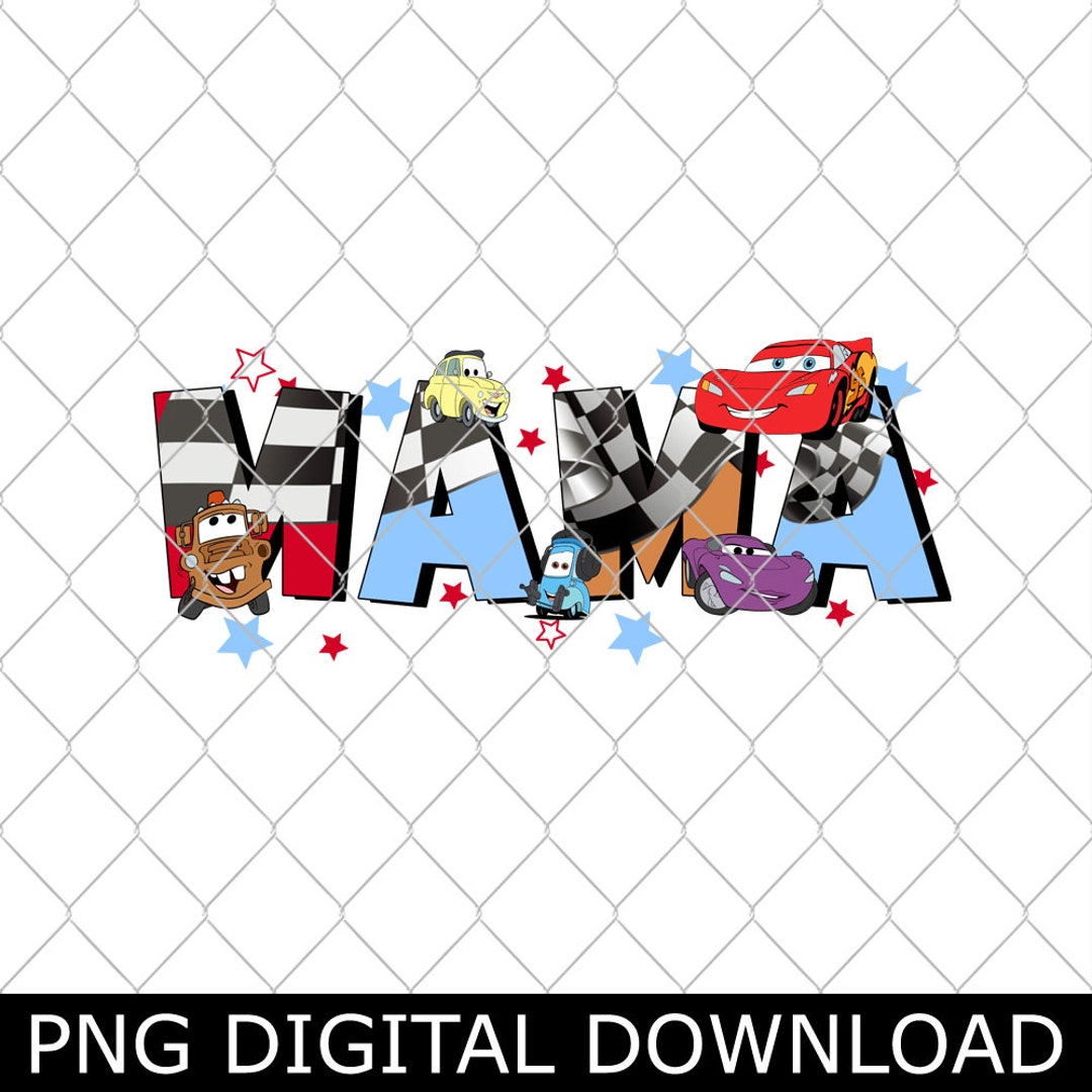 Lightning Mcqueen Mom Png, Mama Cars Movie Character Png, Mater Car Mom ...