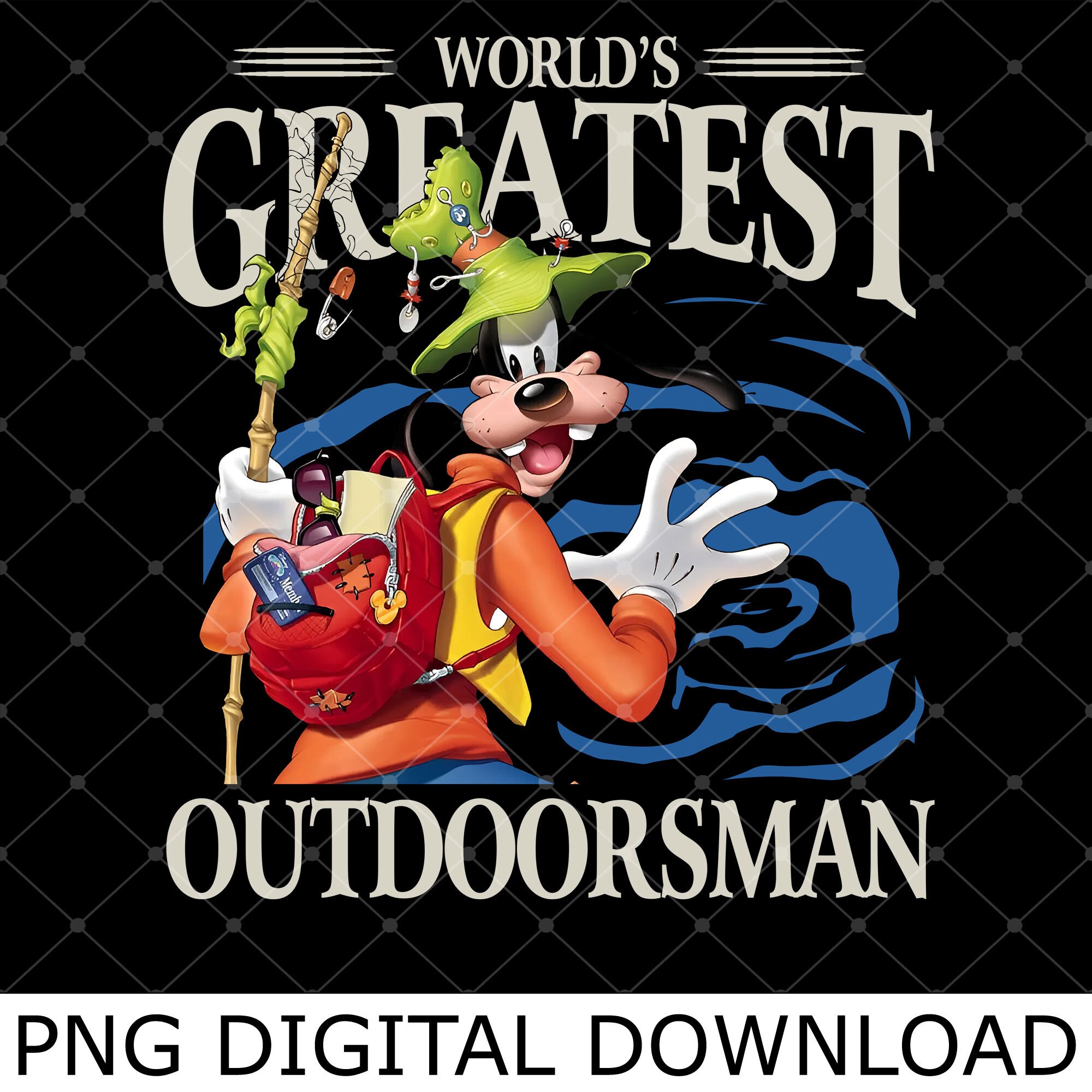 World's Greatest Out Doorsman Goofy Movie Father's Day Png, Goofy ...