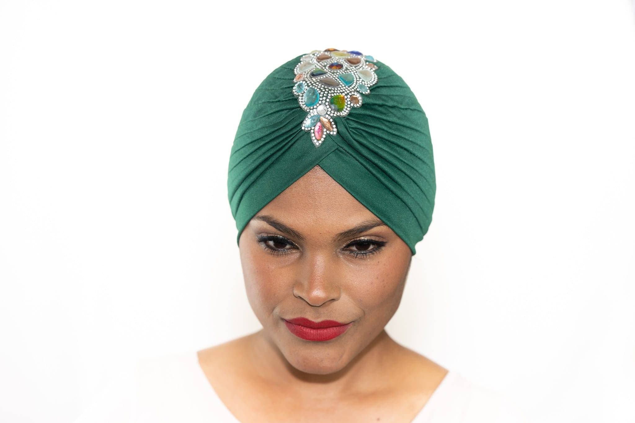 Women's Elegant Luxury Rhinestones Headwrap Turban Classy - Etsy
