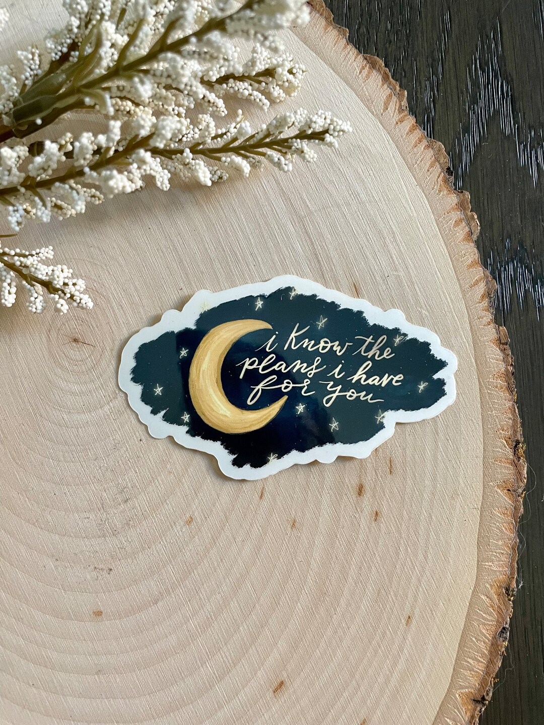 Jeremiah 29:11 Sticker - Celestial Art Sticker- Christian Bible Verse ...