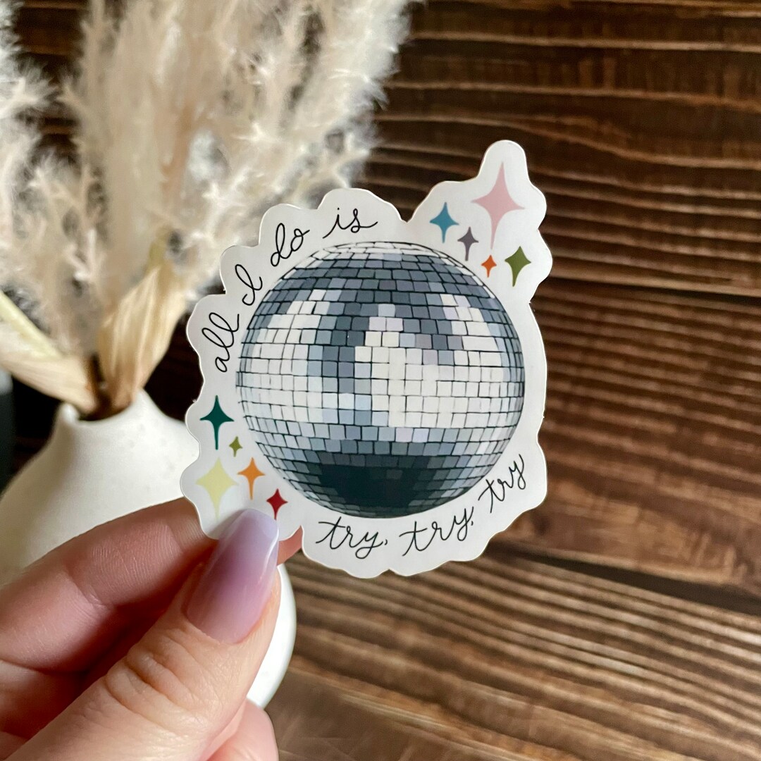 Mirrorball Sticker Disco Ball Sticker Eras Tour Inspired Sticker ...