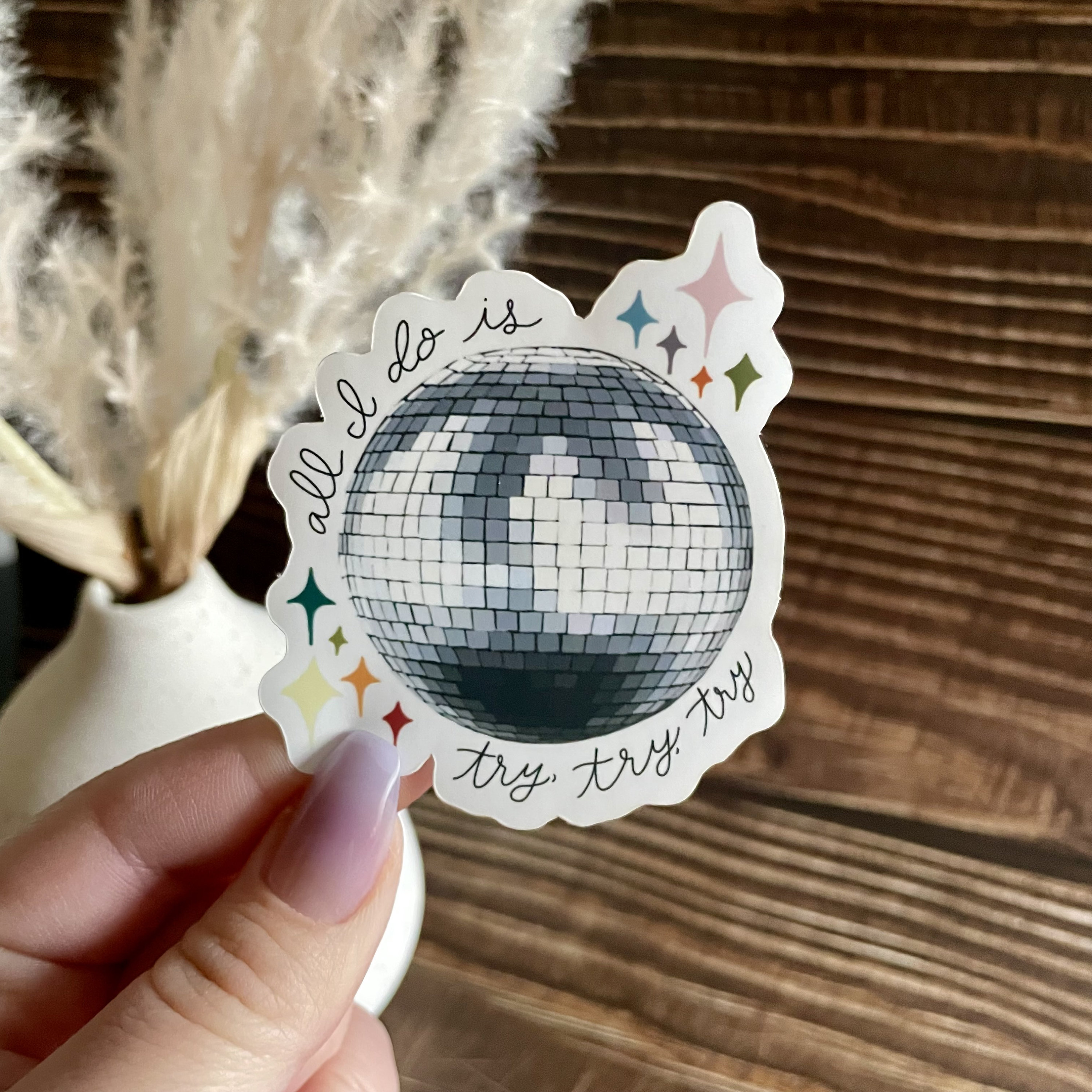 Mirrorball Sticker Disco Ball Sticker Eras Tour Inspired Sticker ...