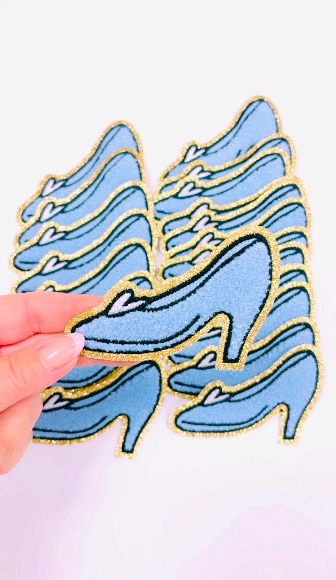 Princess Glass Slipper Patch | Iron on Chenille Patch - Etsy