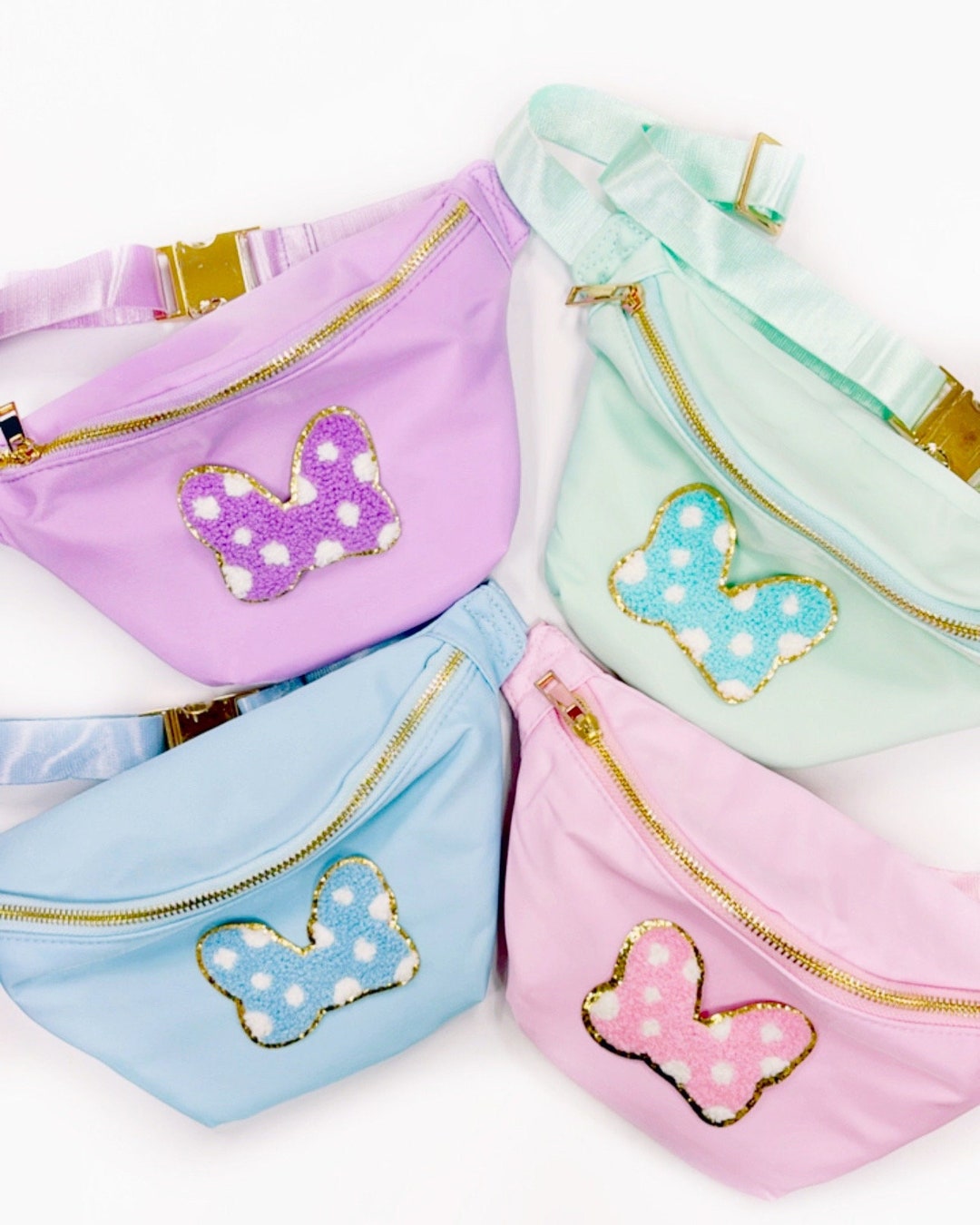 Bow Fanny Pack Park Fanny Pack Crossbody Bag Pastel Fanny Pack Magic ...