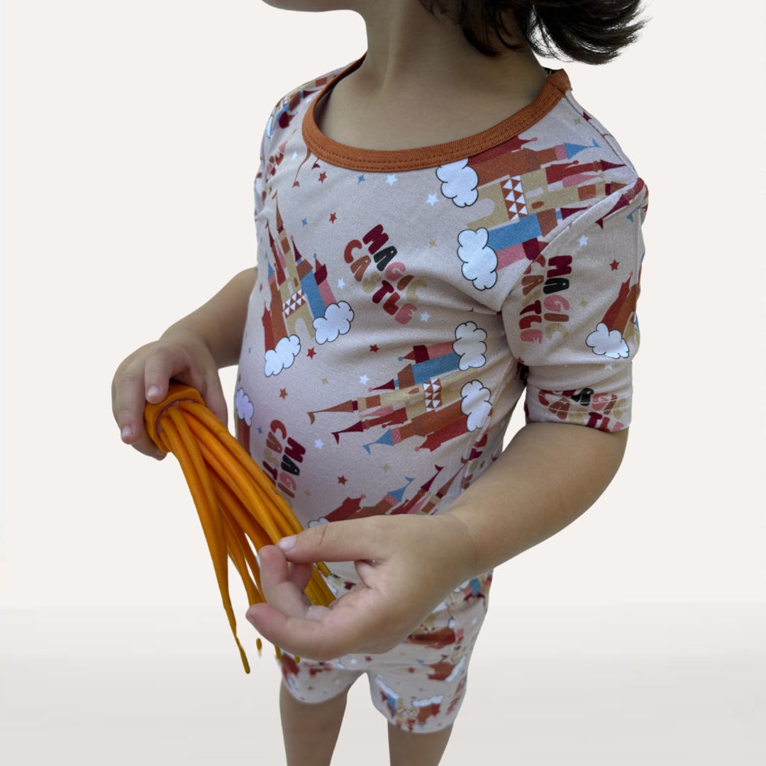 Bamboo Kids Pajamas Magic Castle Pajamas Bamboo Pjs 2 Piece Shorts Set ...