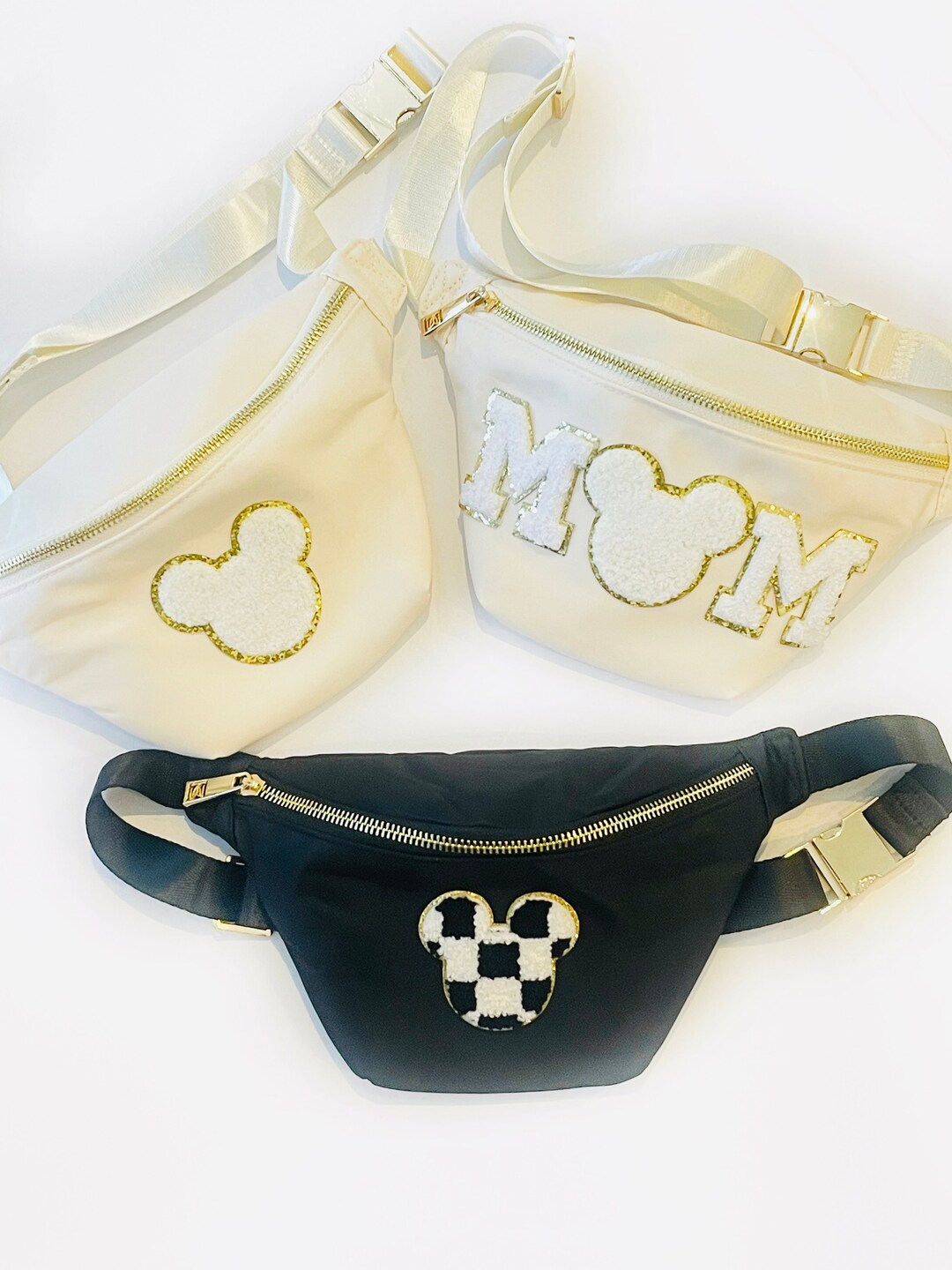 Personalized Fanny Packs Cutom Fanny Pack Travel Bag Mouse Bag Magical ...