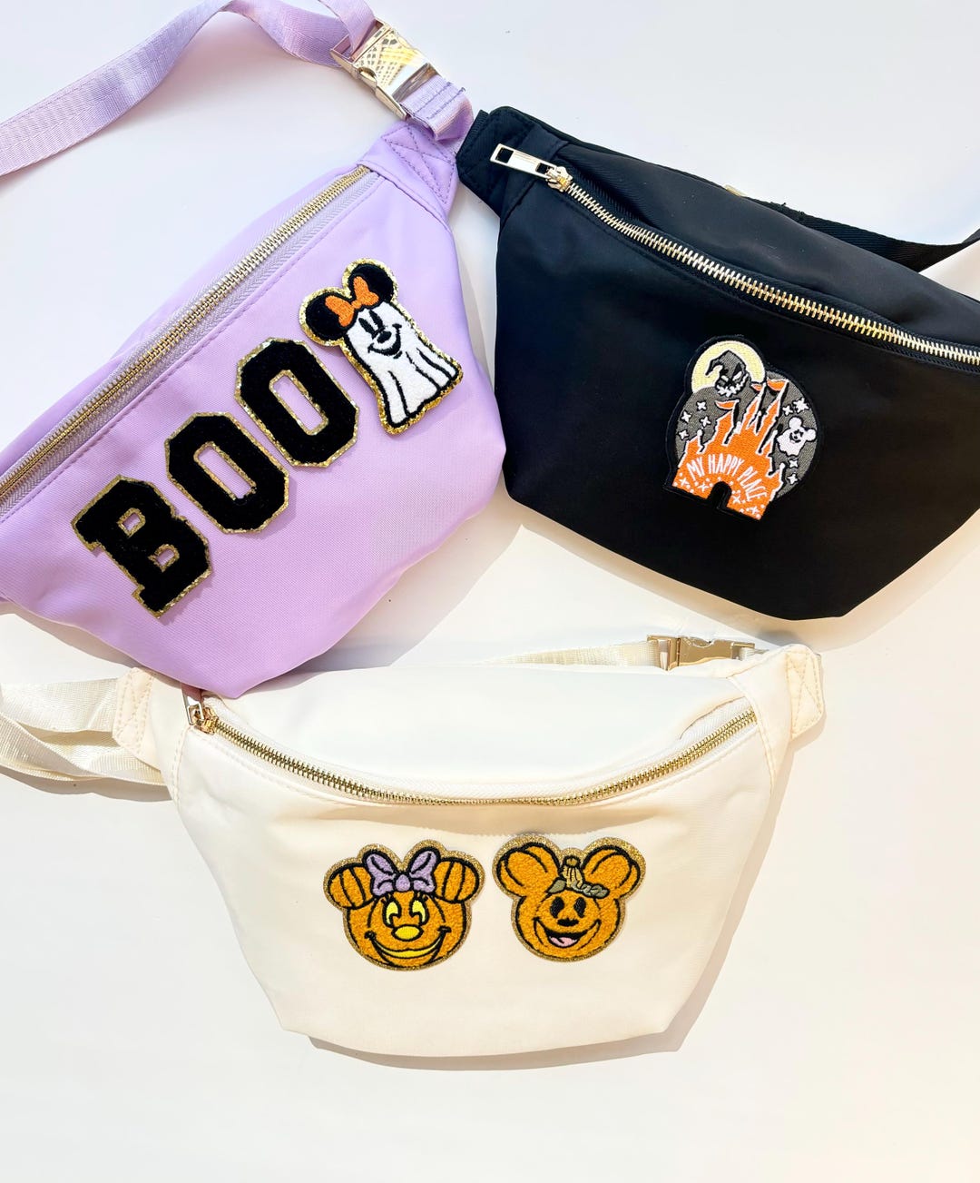 Large Custom Halloween Fanny Pack | Theme Park Fanny Pack | Spooky Bag ...