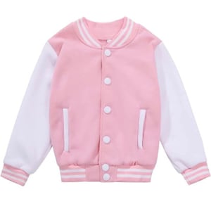 Custom Varsity Jackets | Personalized Girls Jacket | Pink Varsity ...