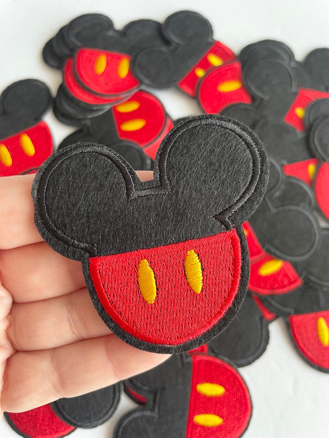 Mouse Shorts Patch Mouse Patches Mouse Embroidered Patch Iron On - Etsy