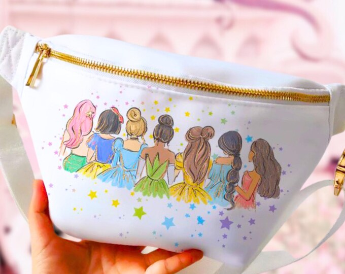 NEW! Large Princess Fanny Pack | Disney Princess Squad Bag | Bum Bag ...
