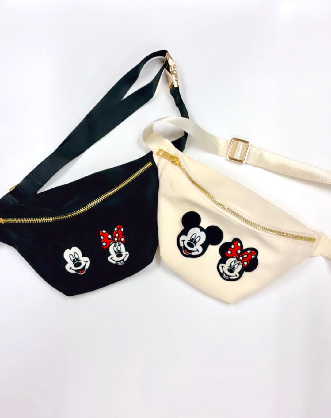 Mickey and Minnie Fanny Pack Disney Fanny Pack Park Bag Patch Bag ...
