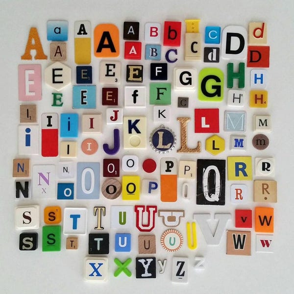 Ceramic Tile Letters - Etsy