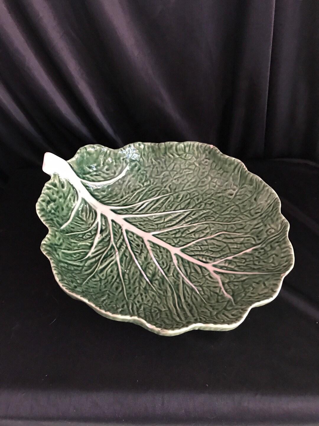 Cabbage Ware Server Bordallo Pinheiro Serving Platter,footed Deep ...