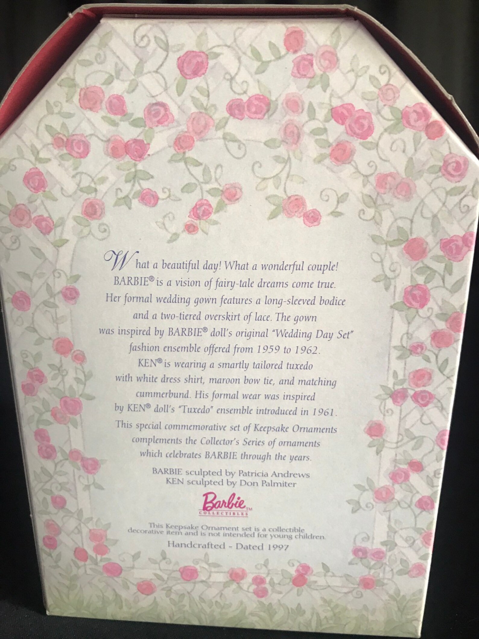 Barbie & Ken Wedding Cake Topper: Hallmark Collectible Ornament (NIB ...
