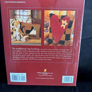 Rug Hooking Book , for the First Time , Donna Ladylove , Hard Cover ...