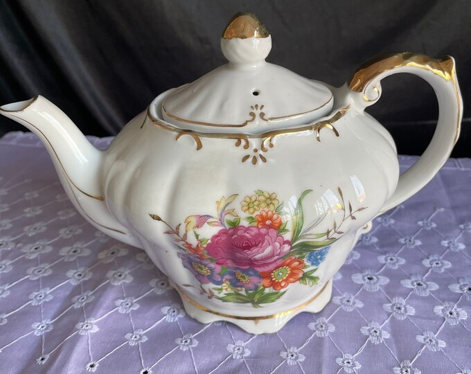Musical Teapot , Wind up , Porcelain , Montgomery Ward China ...