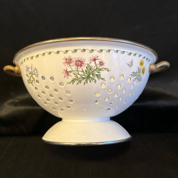 Enamel Colander - Etsy