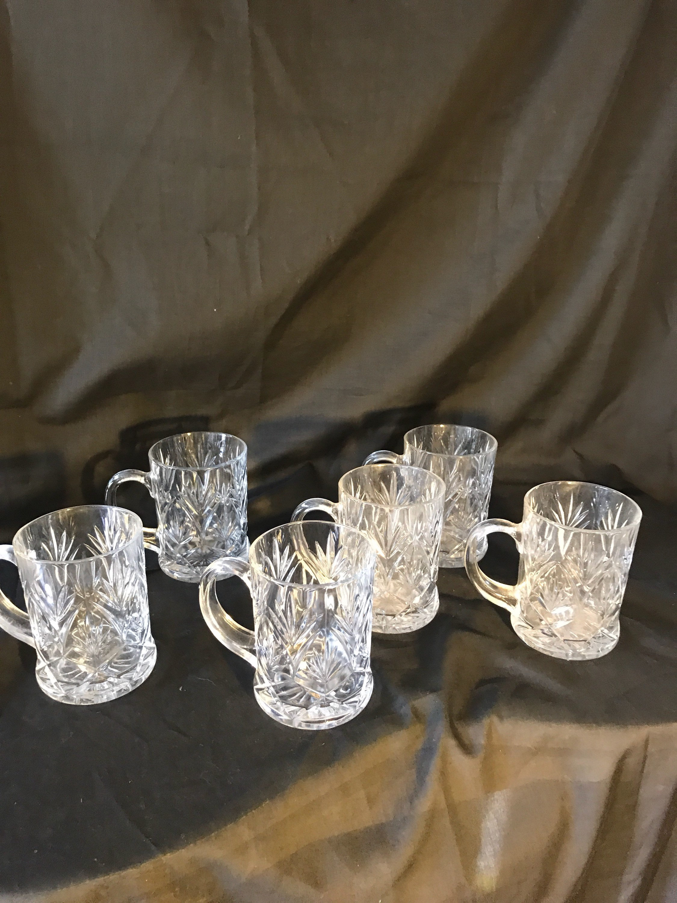 Crystal Tankard Storms 6 Irish Coffee lead Cut Crystal - Etsy