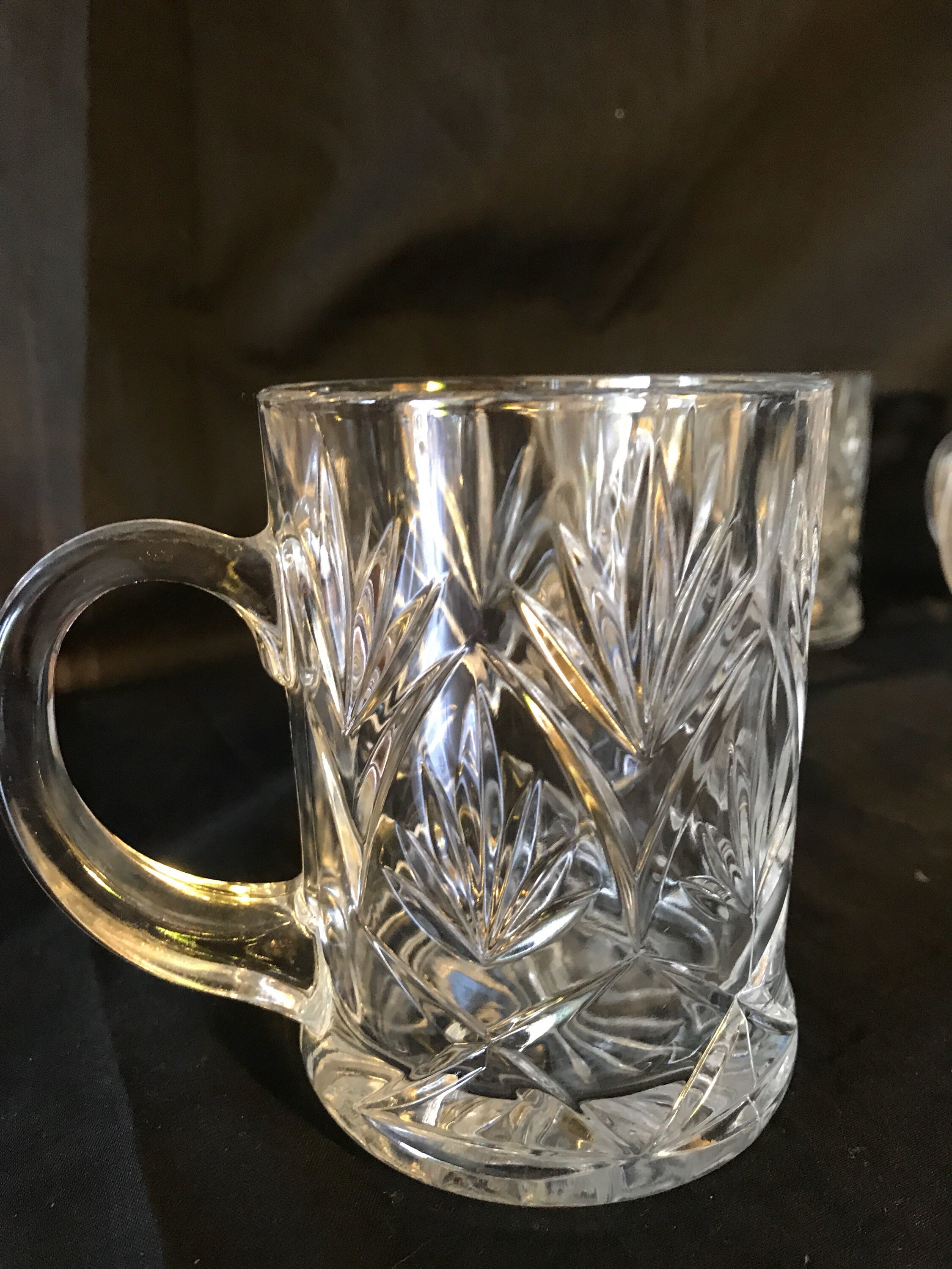 Crystal Tankard Storms 6 Irish Coffee lead Cut Crystal - Etsy