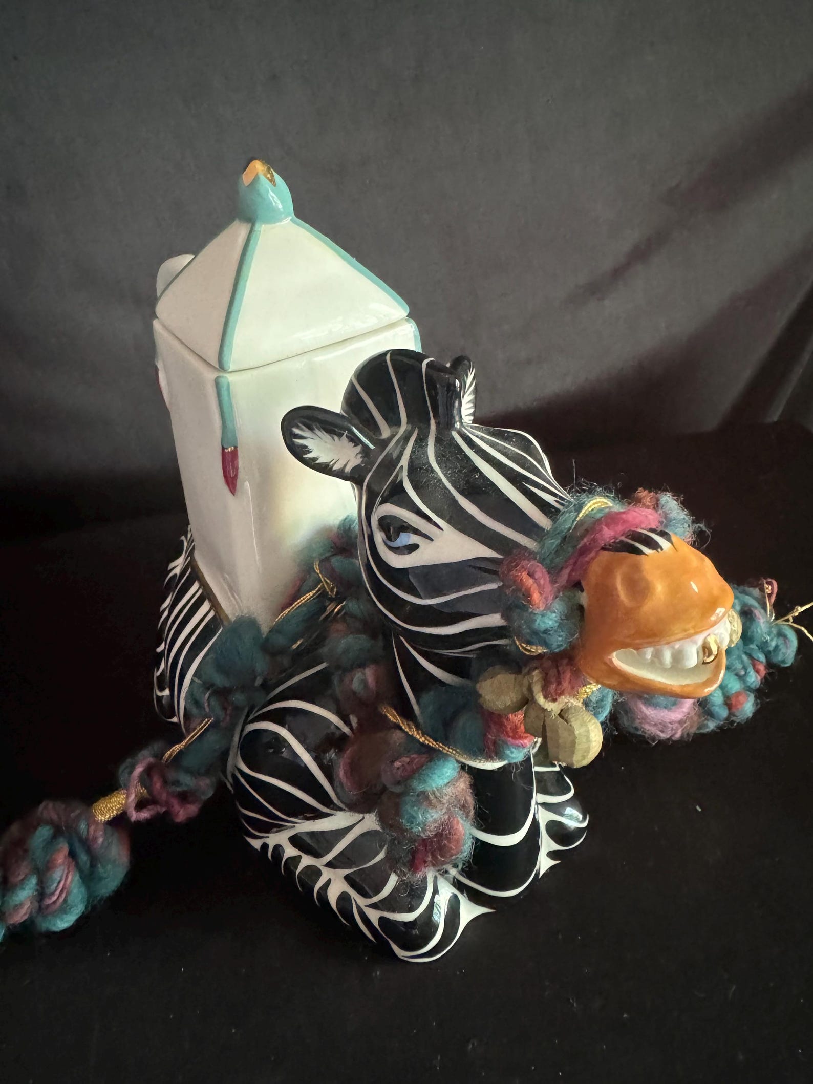 Themed Teapot , Zebra , Designer Tom Hatton , A Rare Vintage Find - Etsy