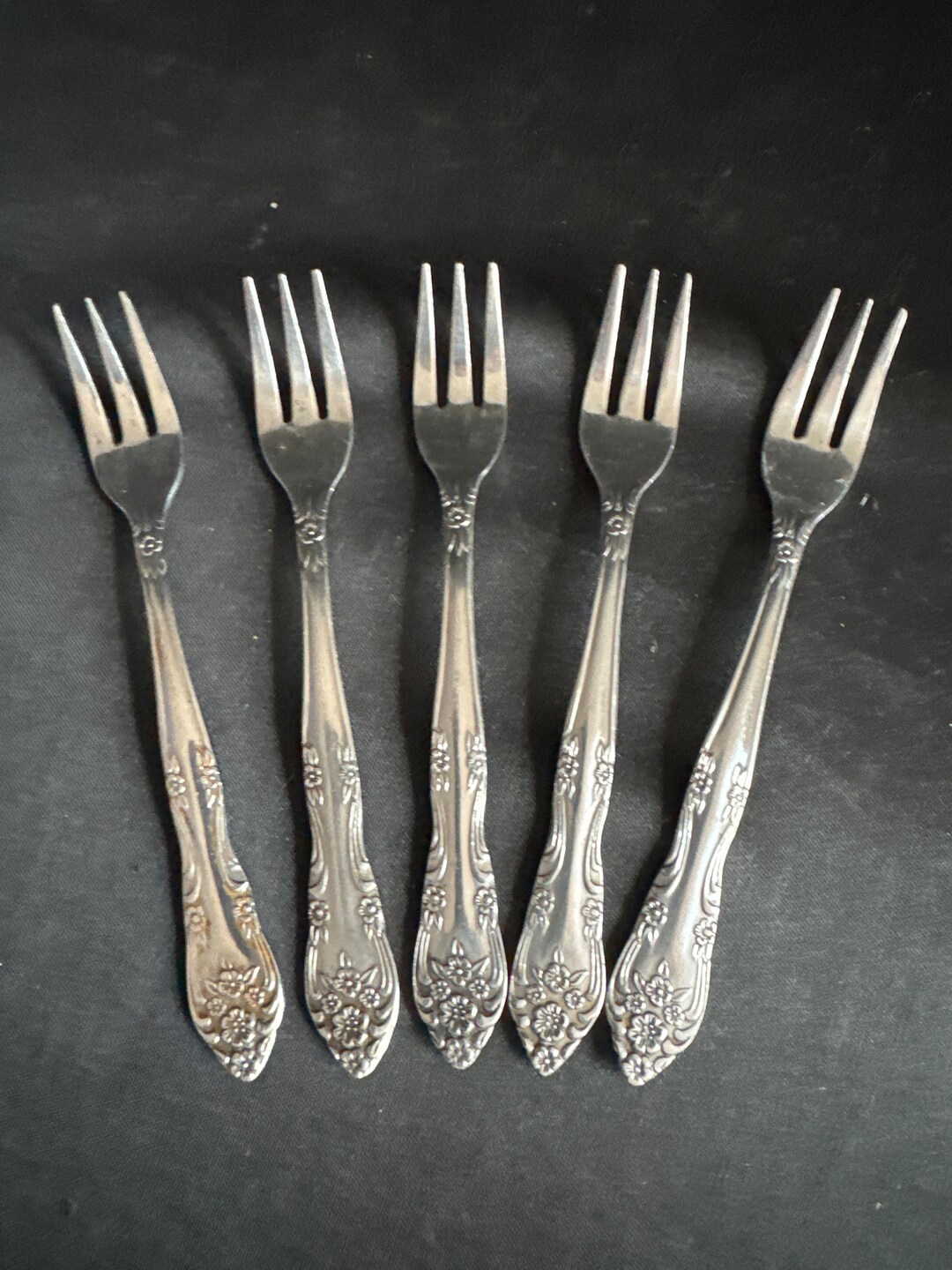 Appetizer Server Forks (5) Stainless Steel , Rodger’s - Etsy