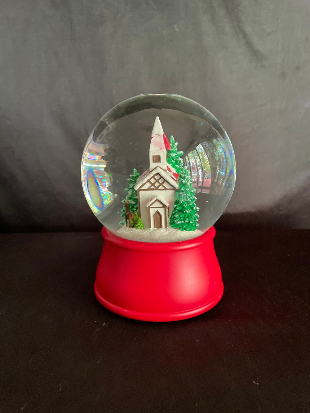 Snow Globe , Music ,we Wish You a Merry Christmas, Winter Home Theme - Etsy