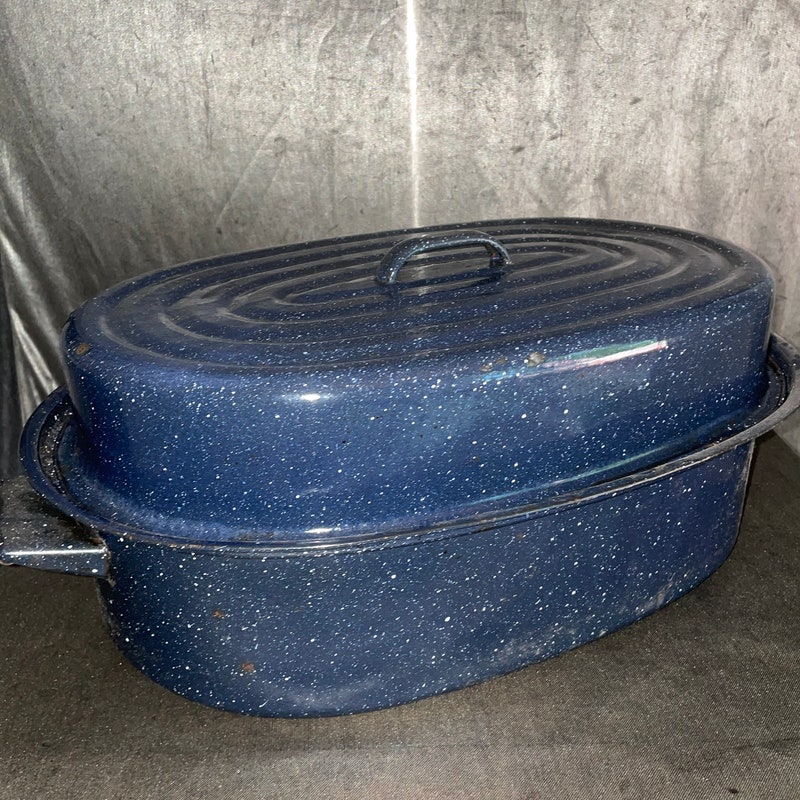 Enamel Pan With Lid - Etsy